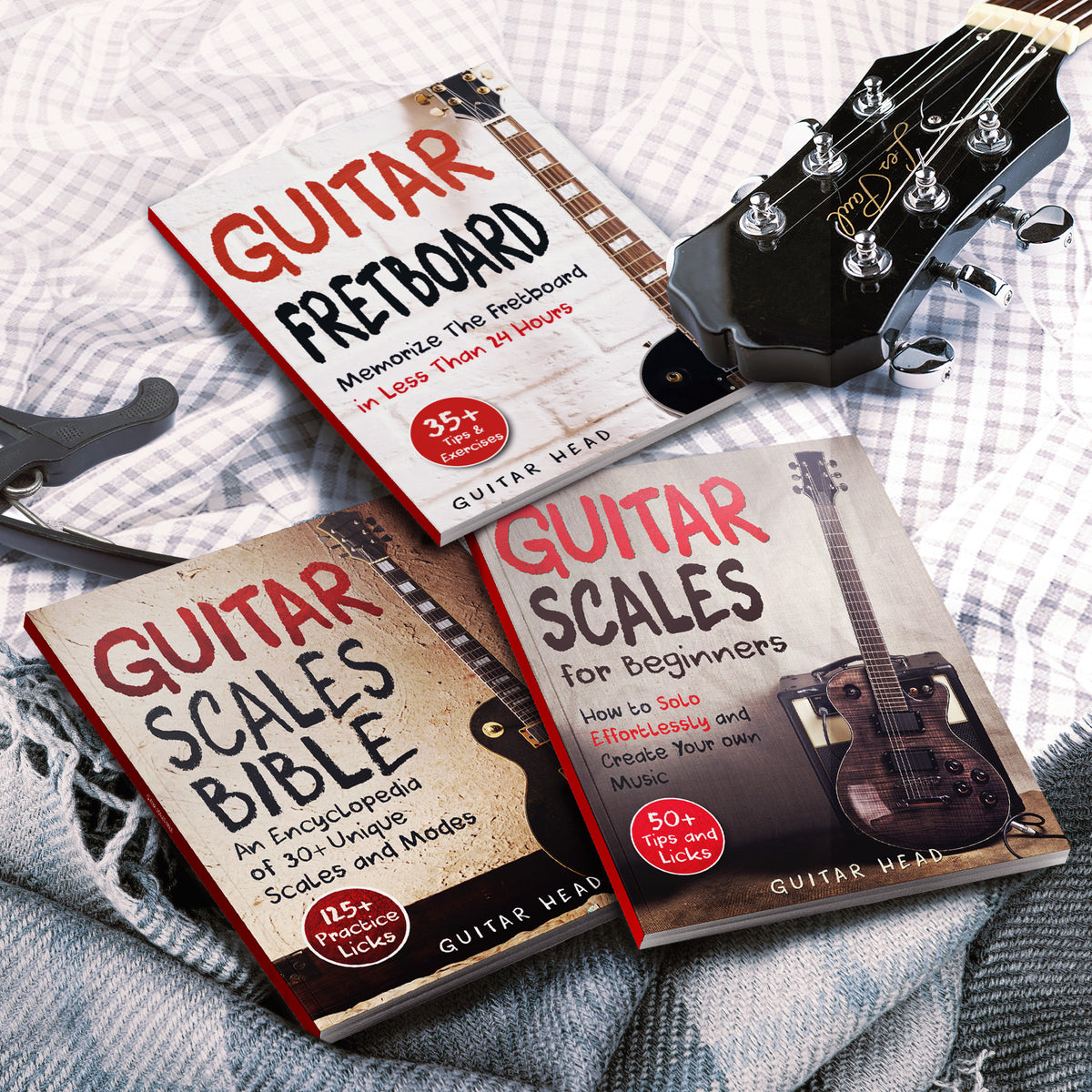 Guitar Scales: 3 Book Bundle: How to Solo Effortlessly and Create Your ...